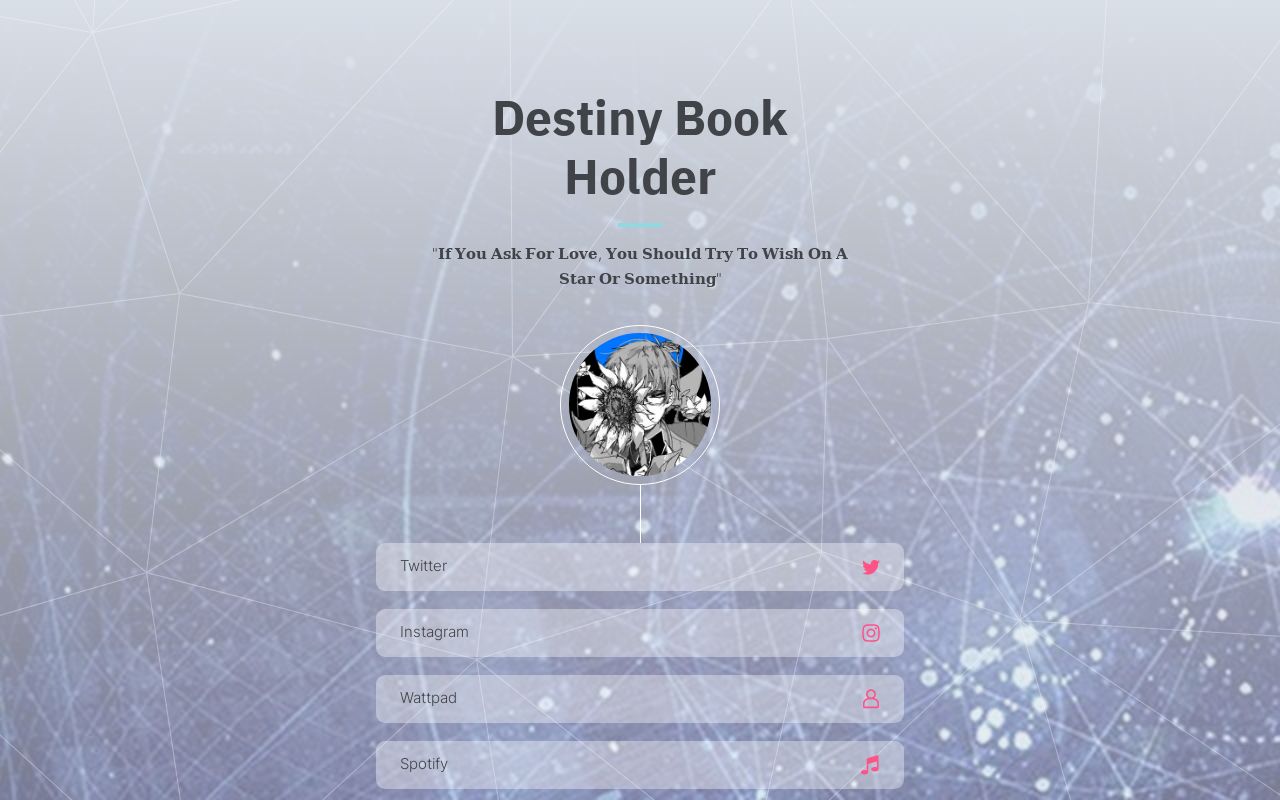Destiny Book Holder